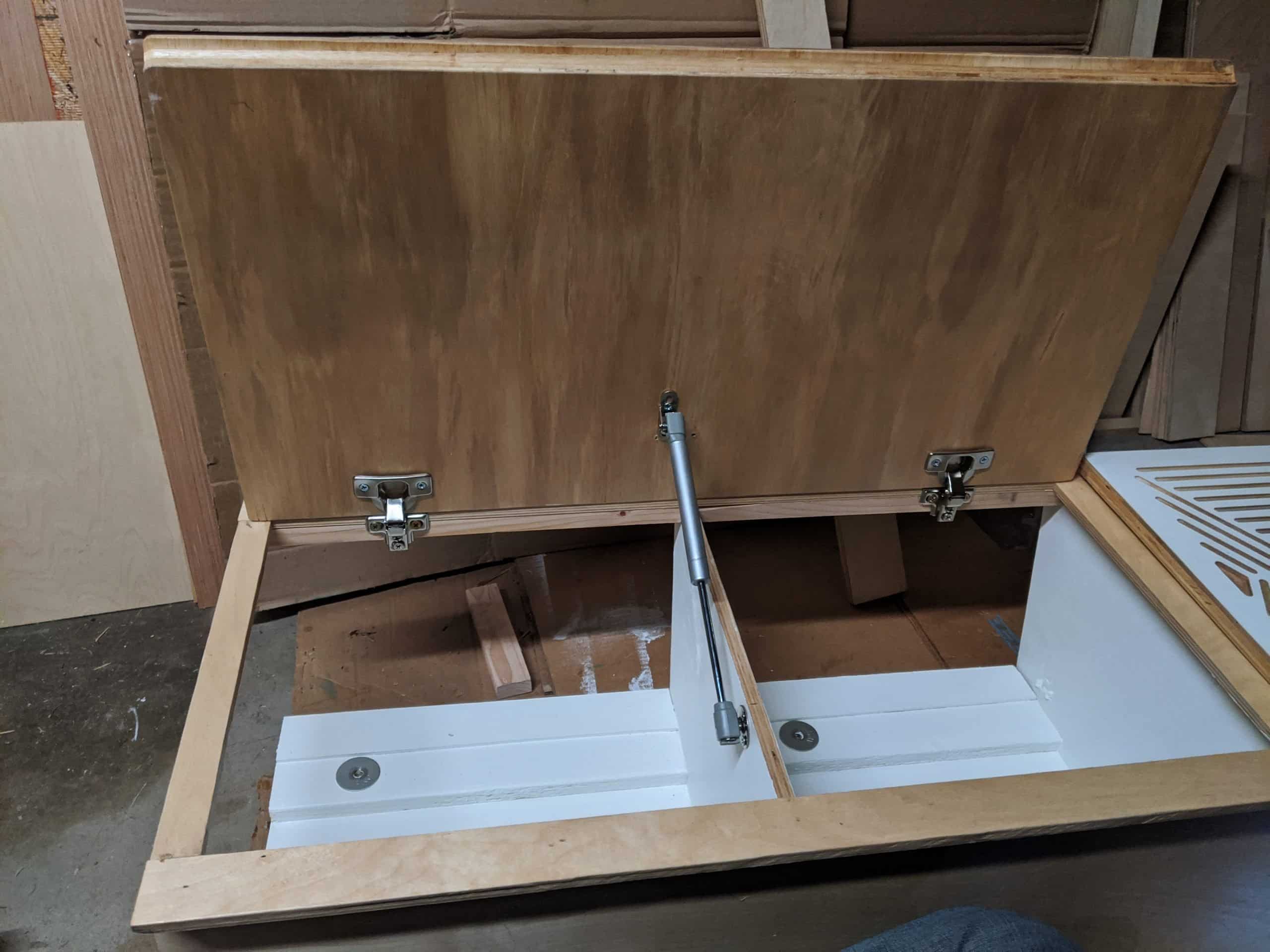 How We Built Lightweight Upper Cabinets for our Camper Van ...