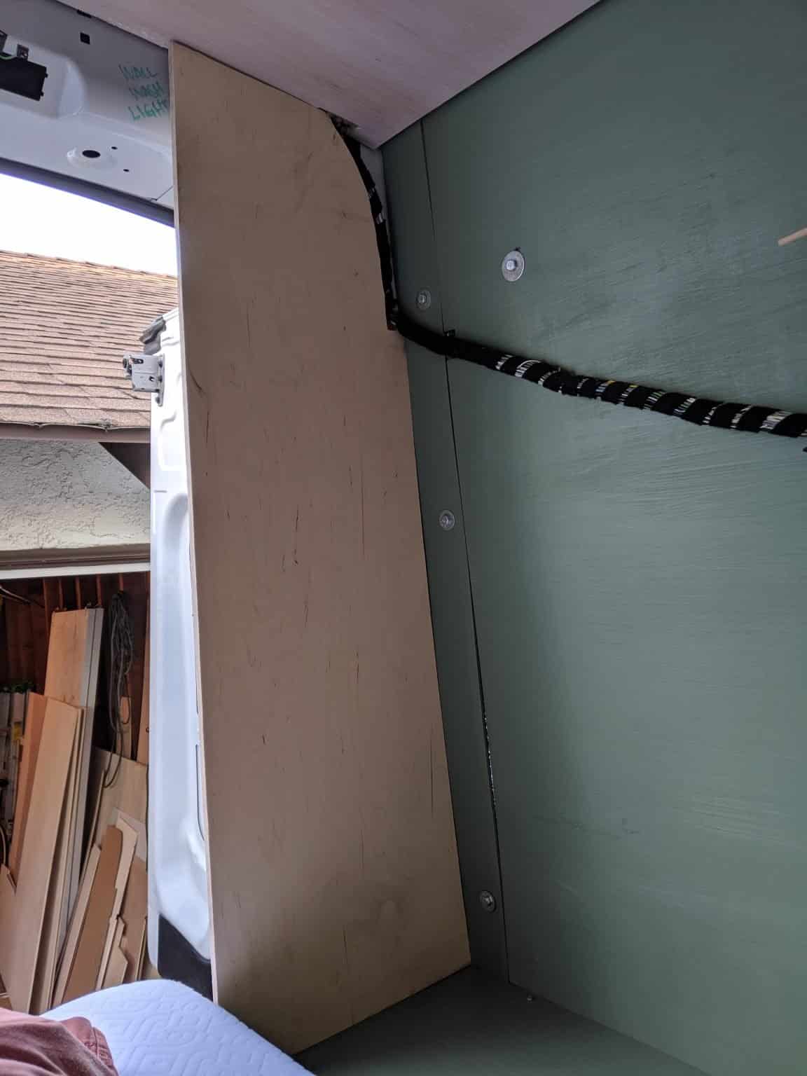 Storage Cabinets for Clothing in our Camper Van Conversion ...