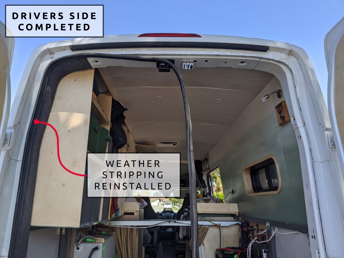 Carpet Lining in Camper Van Conversion » VanConverts.com