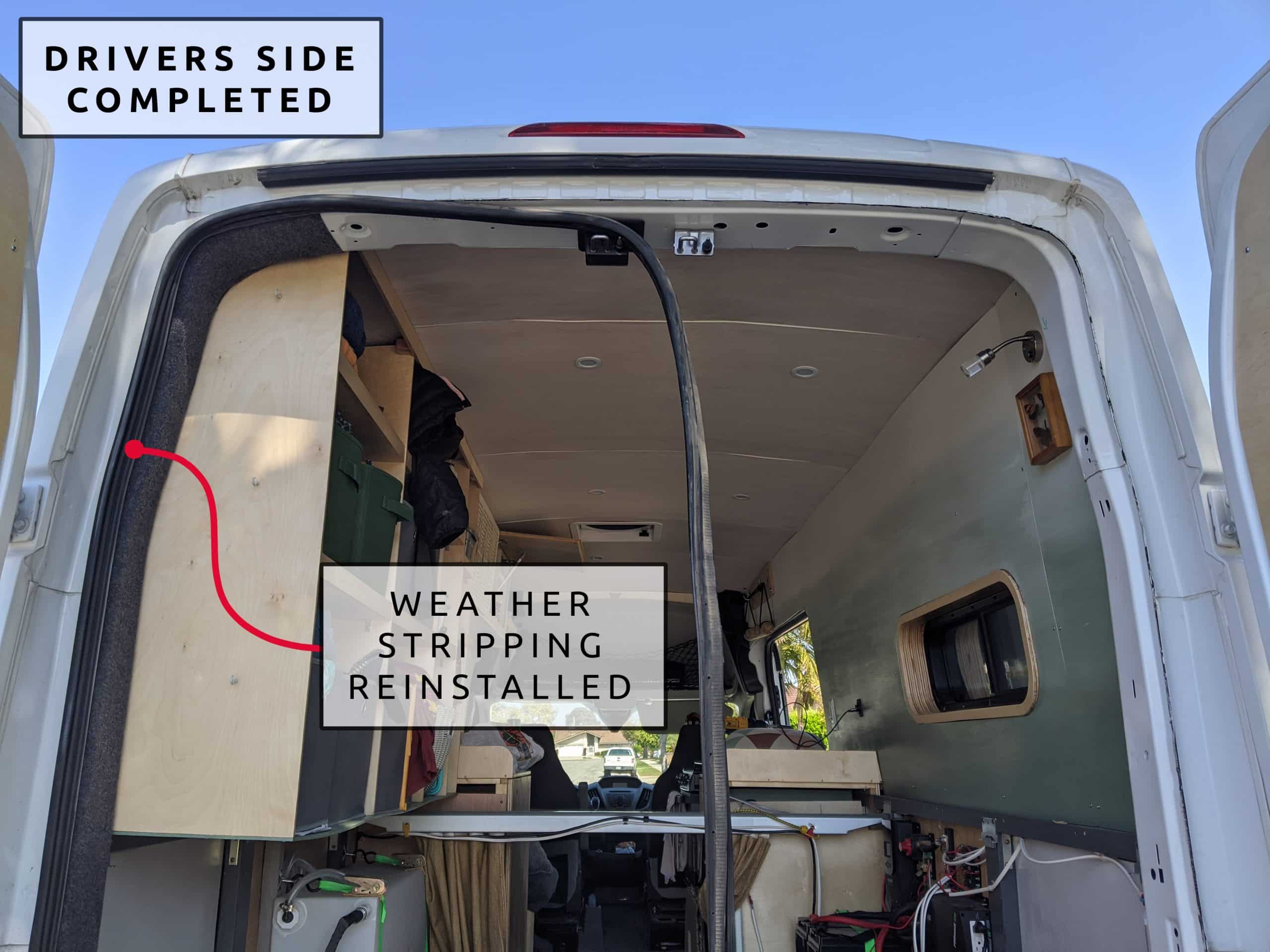 Carpet Lining in Camper Van Conversion » VanConverts.com