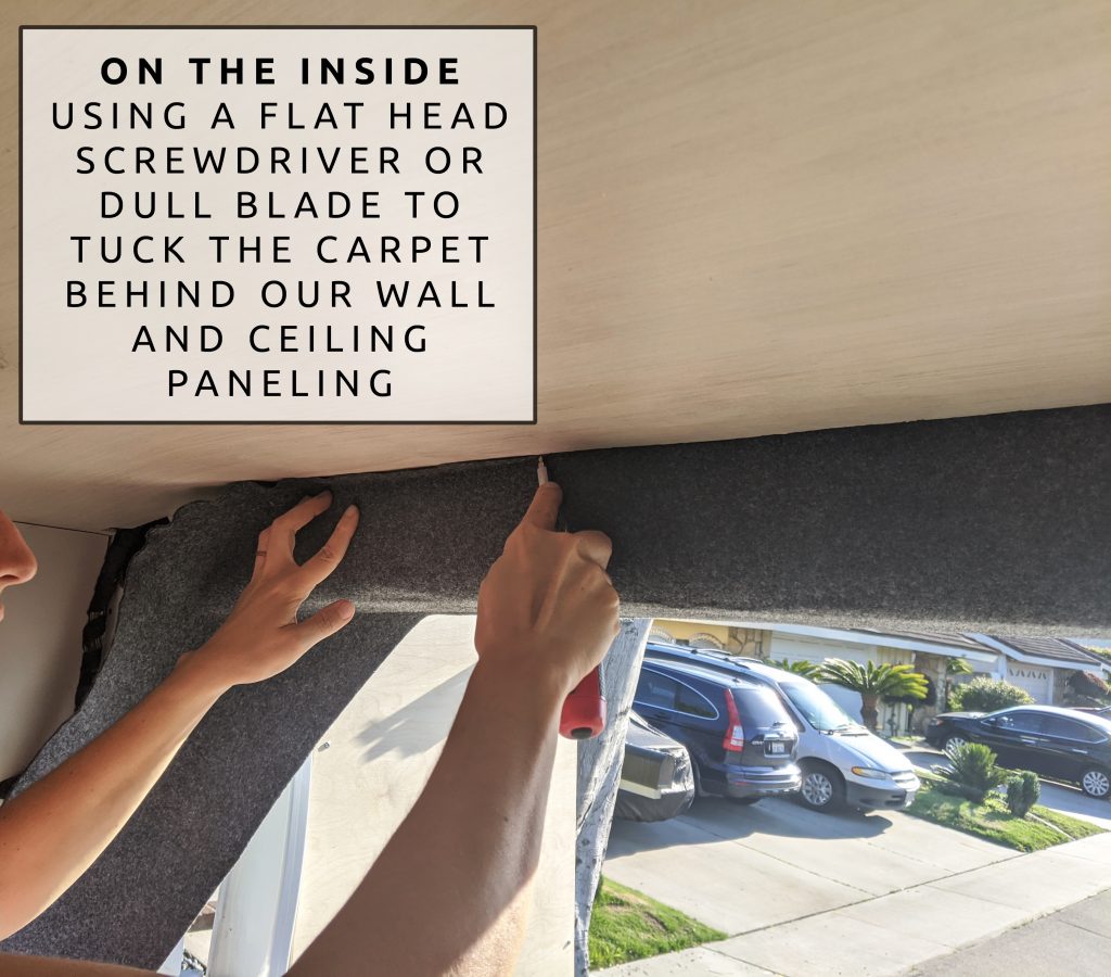 Carpet Lining in Camper Van Conversion » VanConverts.com