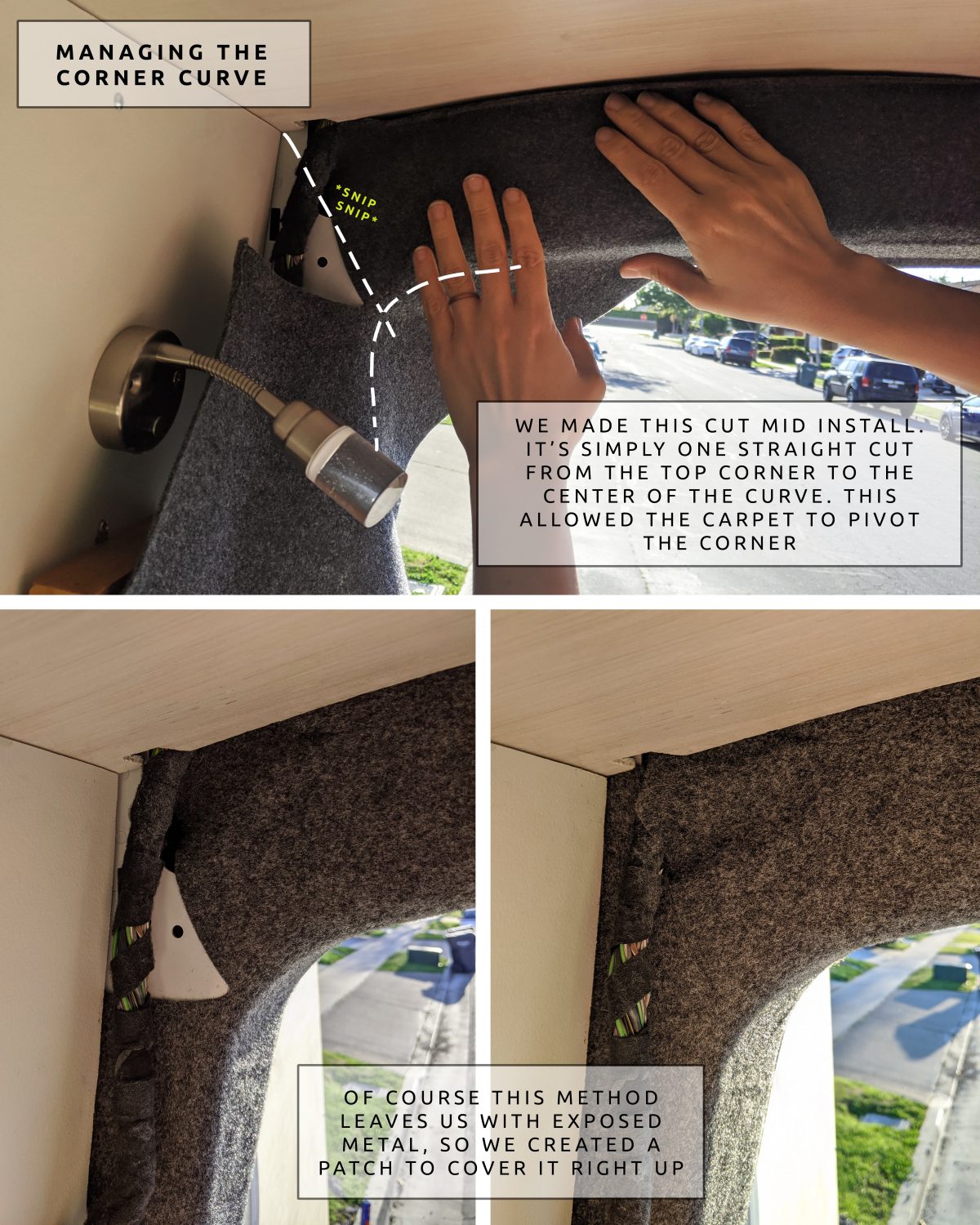 Carpet Lining in Camper Van Conversion » VanConverts.com