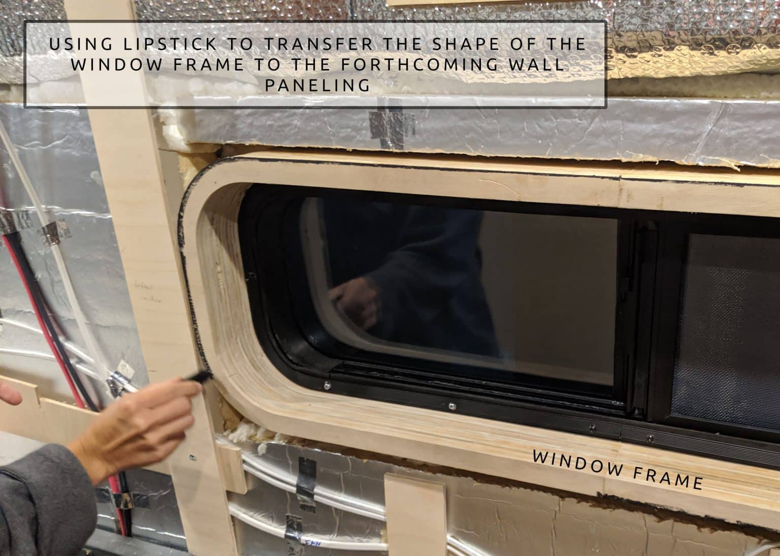 Window Frame for the Curved Sliding Window » VanConverts.com